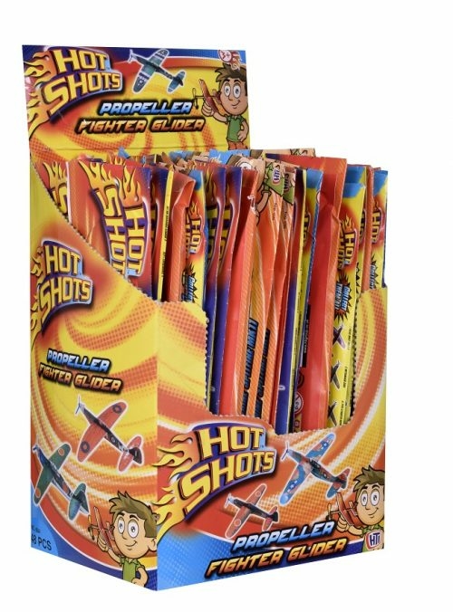 Hot Shots Propeller Fighter Gliders - Radway Bridge Garden Centre