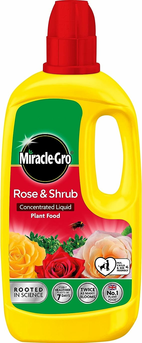 MIRACLE-GRO ROSE & SHRUB CONC 6X800ML - Radway Bridge Garden Centre