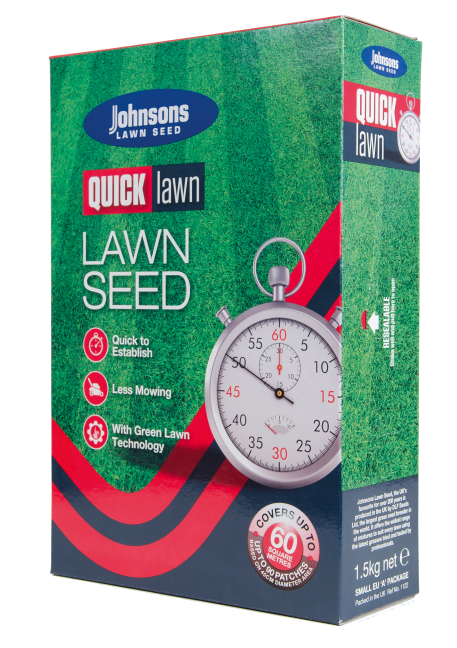 Quick Lawn with Accelerator 60sqm - Radway Bridge Garden Centre