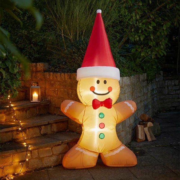 Self-Inflating Gingerbread Man - Mega - Radway Bridge Garden Centre
